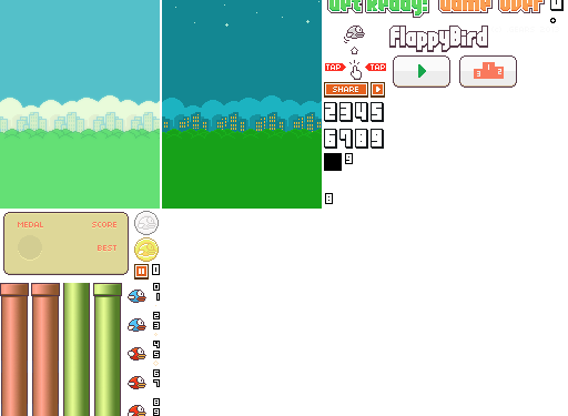 Flappy Bird Textures for Development - Play Unblocked & Free